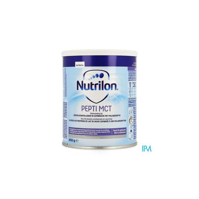 Nutrilon Pepti Mct Pdr Bte 450g
